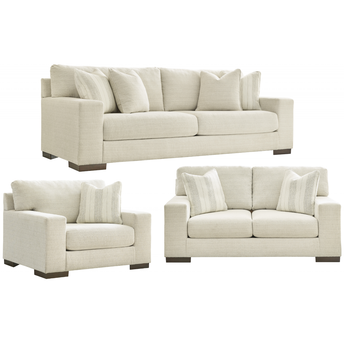Maggie Sofa, Loveseat and Oversized Chair – Ashley Furniture - Brunei