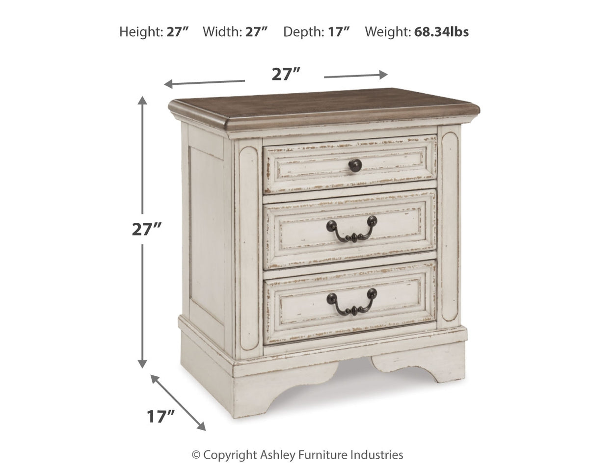 Realyn Nightstand – Ashley Furniture - Brunei