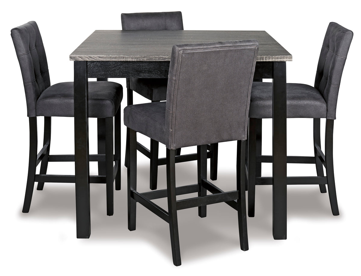 Garvine Counter Height Dining Table and Bar Stools (Set of 5) – Ashley ...