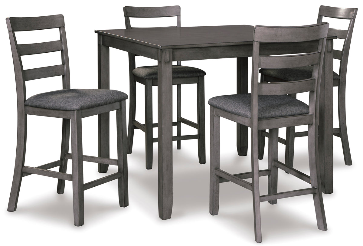 Bridson Counter Height Dining Table and Bar Stools (Set of 5) – Ashley ...