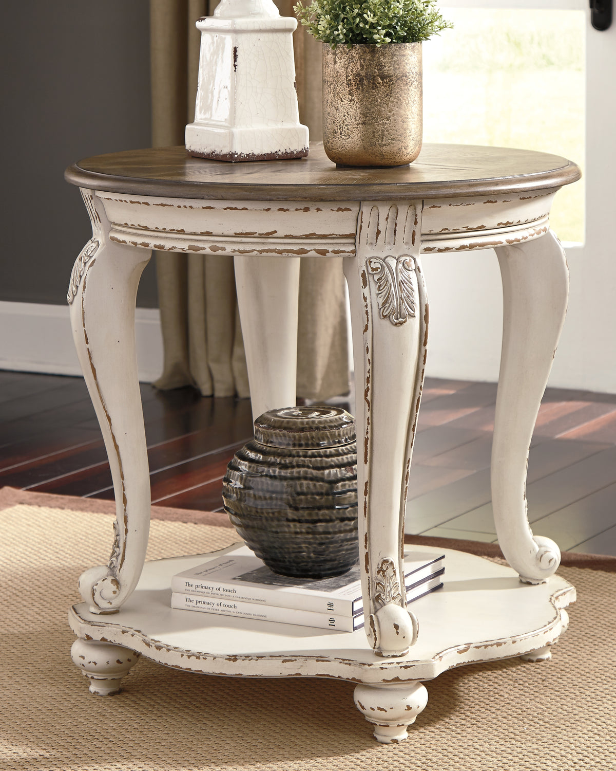 Realyn Round End Table – Ashley Furniture - Brunei