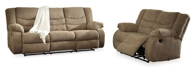 Tulen Reclining Sofa and Loveseat – Ashley Furniture - Brunei